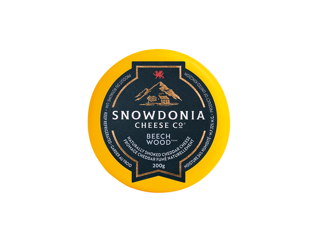 Beech Wood Mature Cheddar, naturally cold-smoked