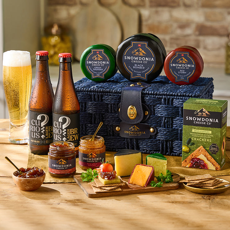 Cheese and Craft Beer Hampers | Luxury Gift Sets | Snowdonia Cheese