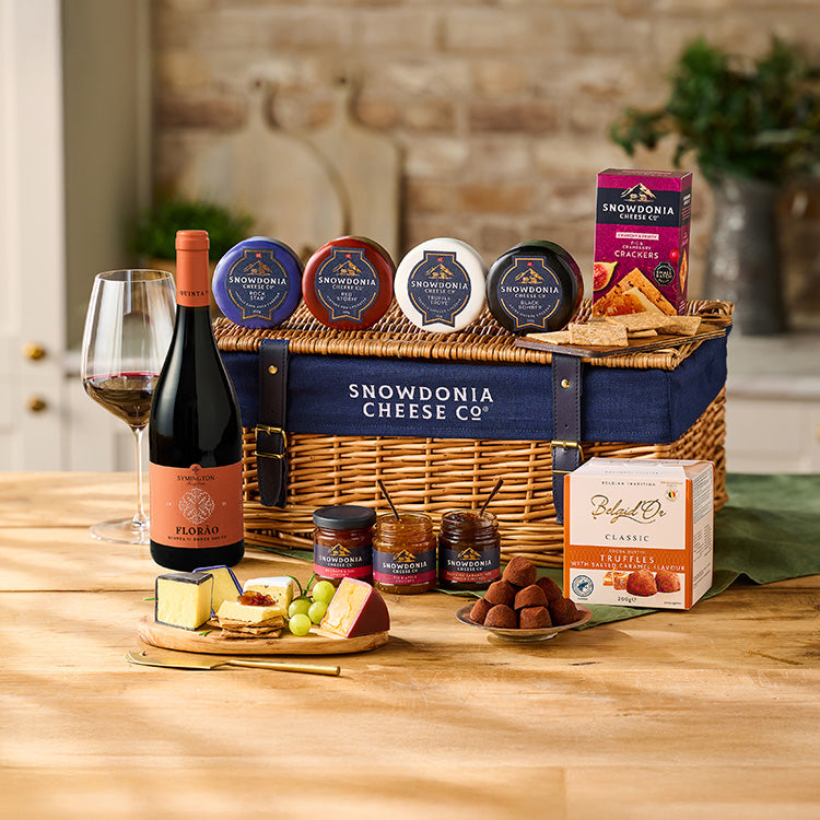 Cheese and Wine Hampers | Luxury Gifts | Snowdonia Cheese